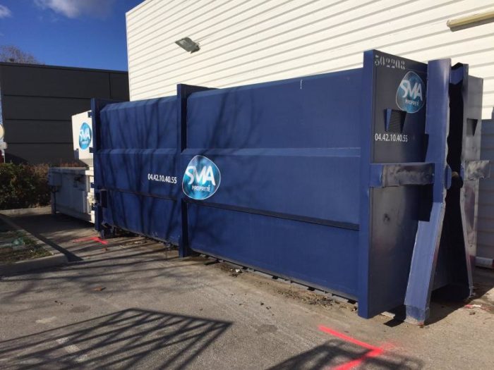 Nos différents types de bennes - SMA Propreté